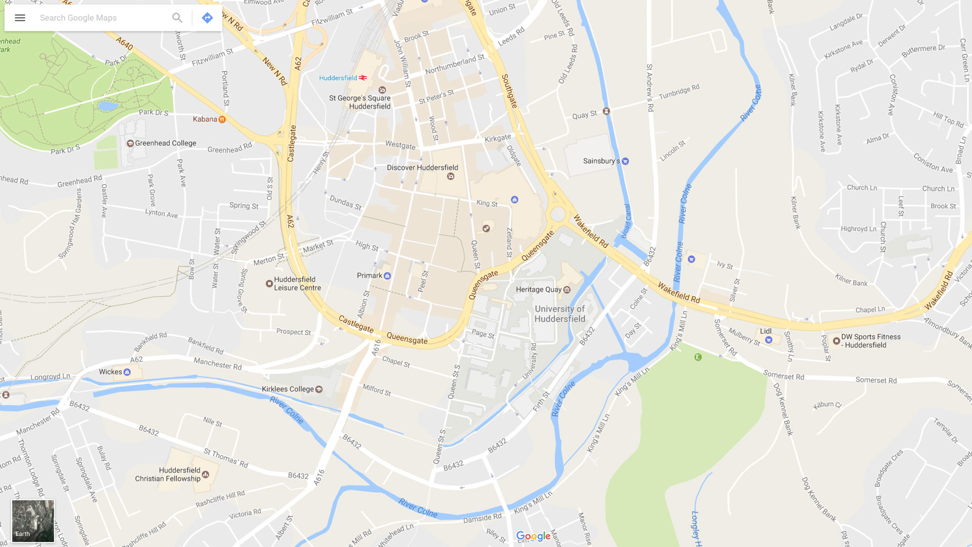 Maps and travel - University of Huddersfield